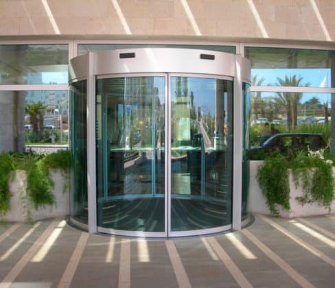 ROUND AND SEMICIRCULAR AUTOMATIC SLIDING DOOR