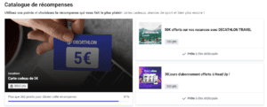 La carte de fidélité Decathlon